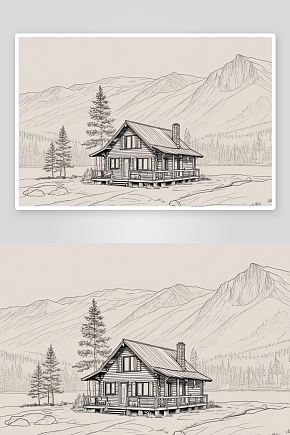 小屋早高清特写图片素材下载-众图网