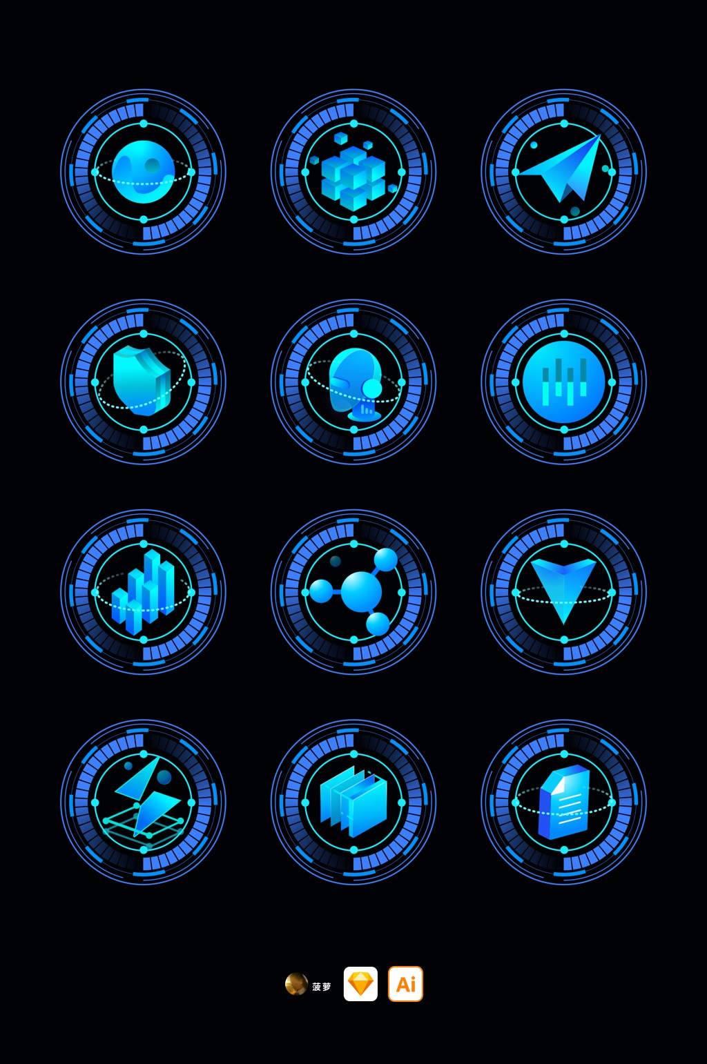 3d立体圆环素材_3d立体圆环模板_3d立体圆环设计图片免费下载-众图网