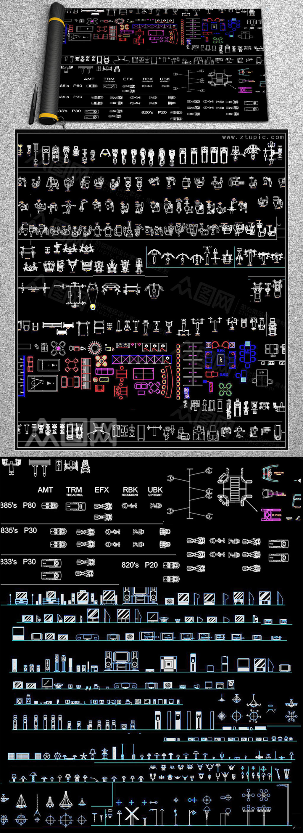 cad素材平面图素材_cad素材平面图模板_cad素材平面图设计图片免费下载-众图网