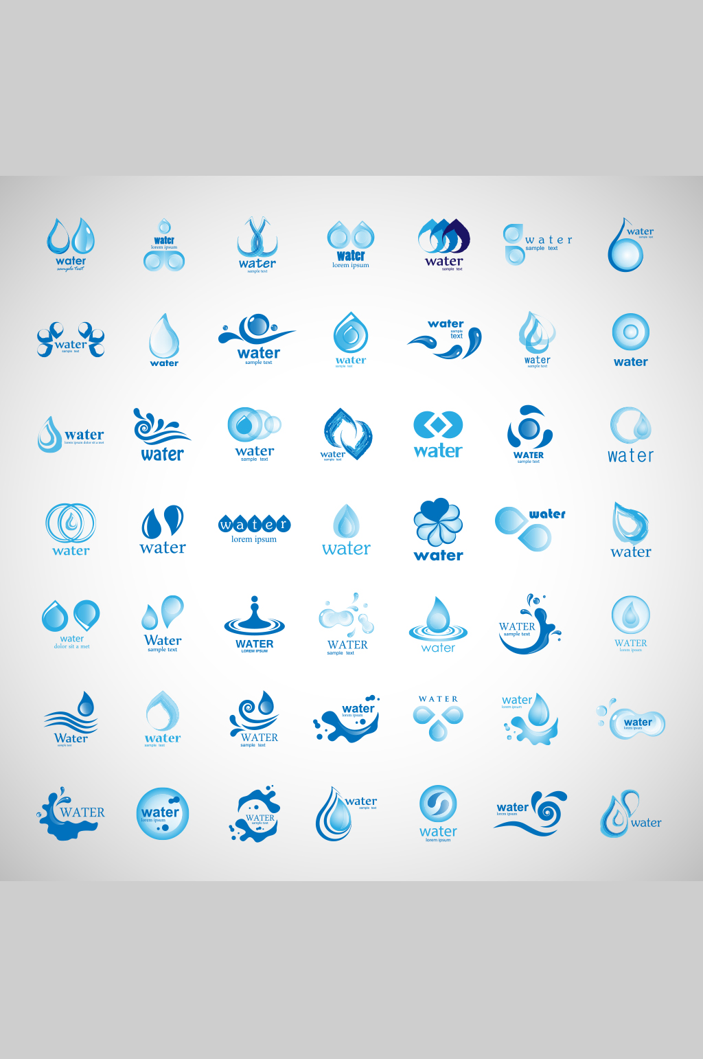 水元素LOGO素材_水元素LOGO模板_水元素LOGO设计图片免费下载-众图网