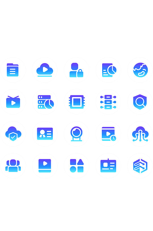 数据服务器icon矢量图标模板下载-编号1274673-众图网