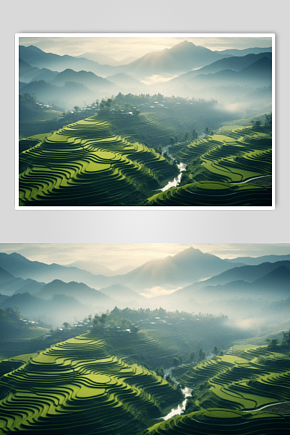 野外风景数字艺术插画模板下载-编号5161826-众图网