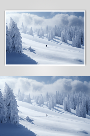 数字艺术雪山唯美创意图片模板下载-编号5609725-众图网