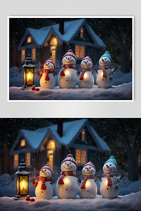 数字艺术雪山唯美创意图片模板下载-编号5609723-众图网