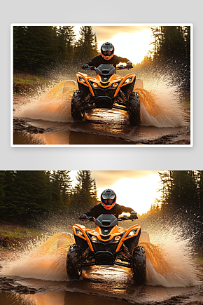 极限运动沙地四驱车素材下载-众图网