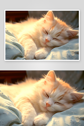 趴着休息的可爱猫咪素材下载-众图网