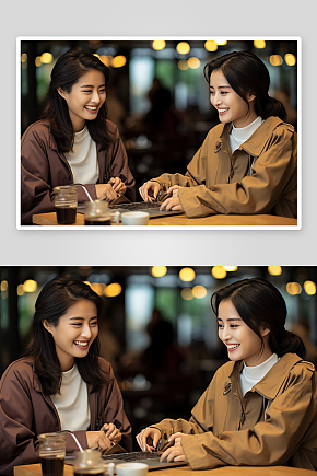 写实风闺蜜聚会场景素材下载-众图网