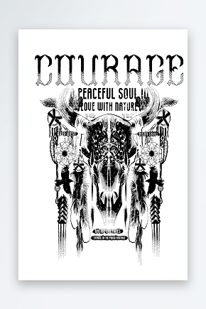 牛头元素创意设计素材下载-众图网