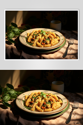 数字艺术餐饮西餐意大利面美食摄影图片模板下载-编号5466348-众图网