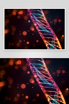 唯美DNA基因链背景元素素材下载-众图网