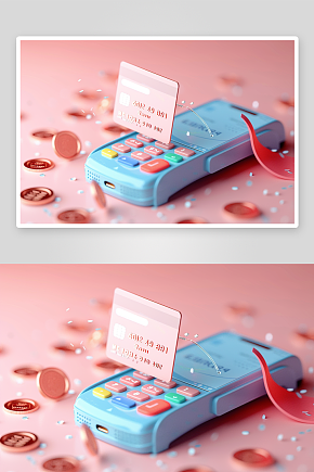 3D卡通计算机理财概念素材下载-众图网