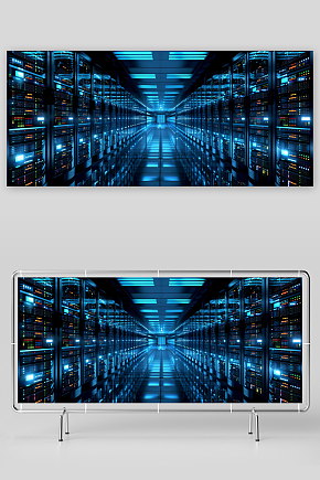 科技感智能数据库背景素材下载-众图网