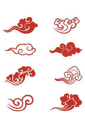 中国风祥云纹中式云纹花纹图案设计免扣元素素材下载-众图网