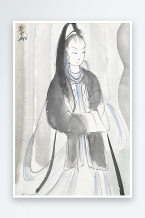 林风眠国画作品图片素材素材下载-众图网