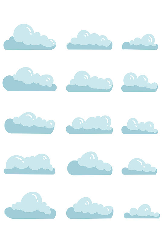 卡通云素材_卡通云模板_卡通云设计图片免费下载-众图网