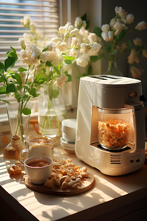 豆浆机家电家居场景数字艺术图片模板下载-编号5628308-众图网