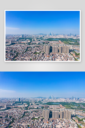 广东广州城市大景航拍摄影图素材下载-众图网