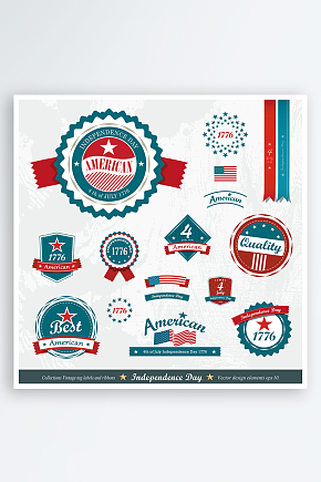 美国图标美国标志设计素材下载-众图网