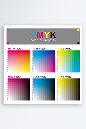 CMYK四原色调色设计素材下载-众图网