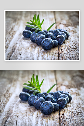 营养新鲜蓝莓水果摄影图素材下载-众图网
