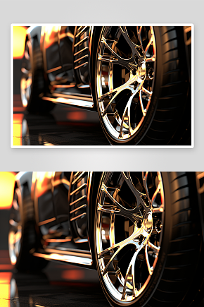 现代豪华汽车轮胎背景素材下载-众图网