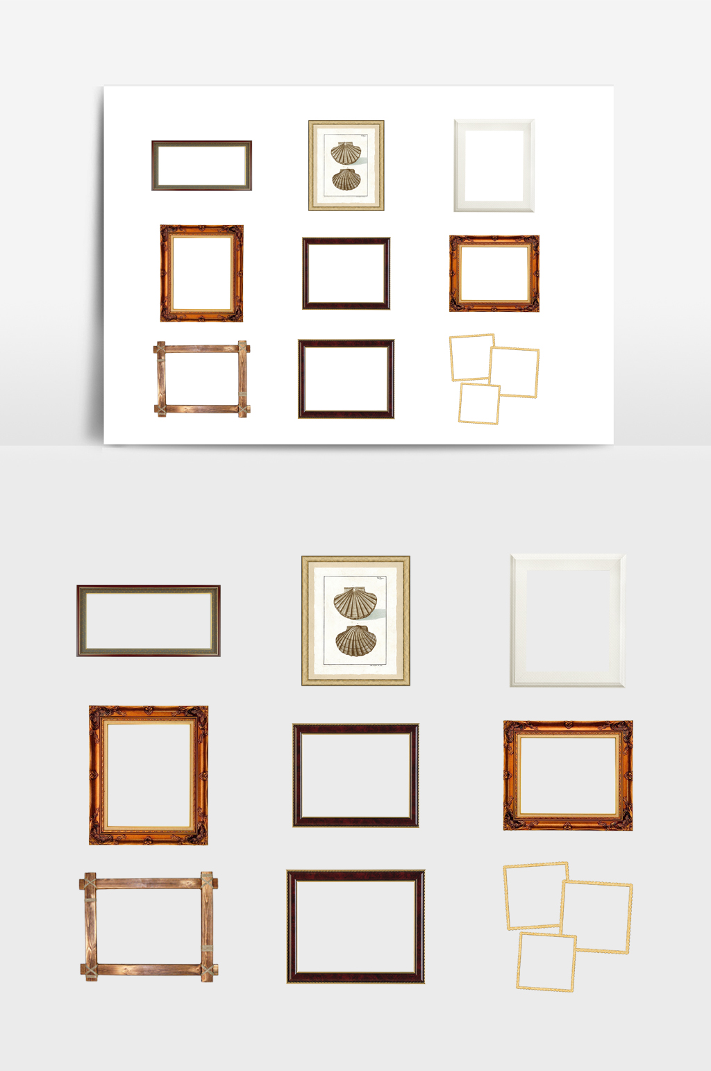 各式各样相框边框相框素材素材下载-众图网