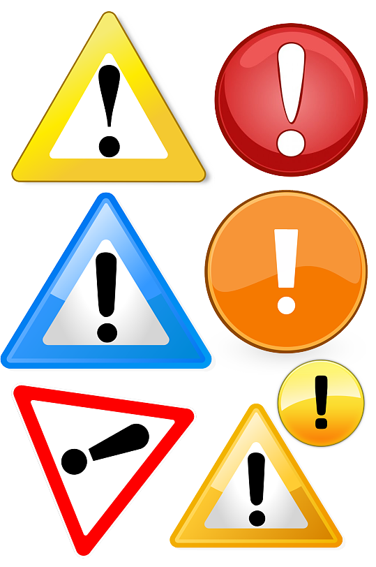 危险警告感叹号素材-设计元素素材下载-众图网