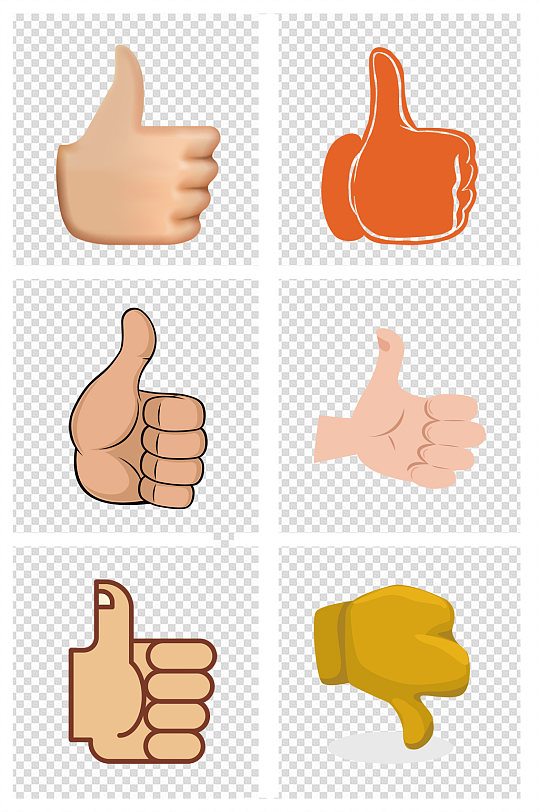 大拇指标签设计矢量素材素材下载-众图网