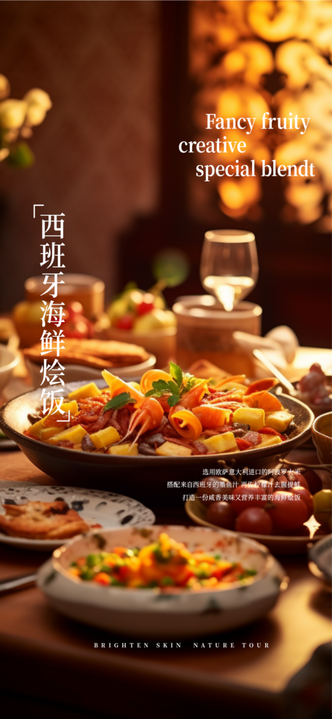 餐饮美食海鲜烩饭海报PS2018模板下载-编号6118328-众图网