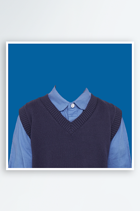 儿童大头像证件照服装模版素材下载-众图网