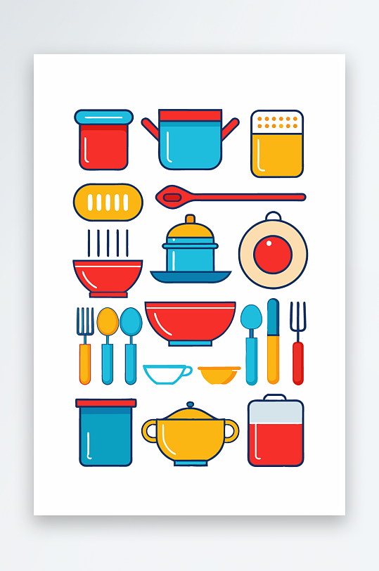 餐具图标素材_餐具图标模板_餐具图标设计图片免费下载-众图网