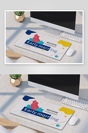 鼠标垫样机文创样机素材下载-众图网