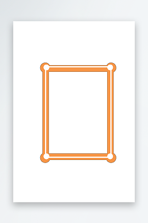 创意矢量彩色边框元素素材下载-众图网