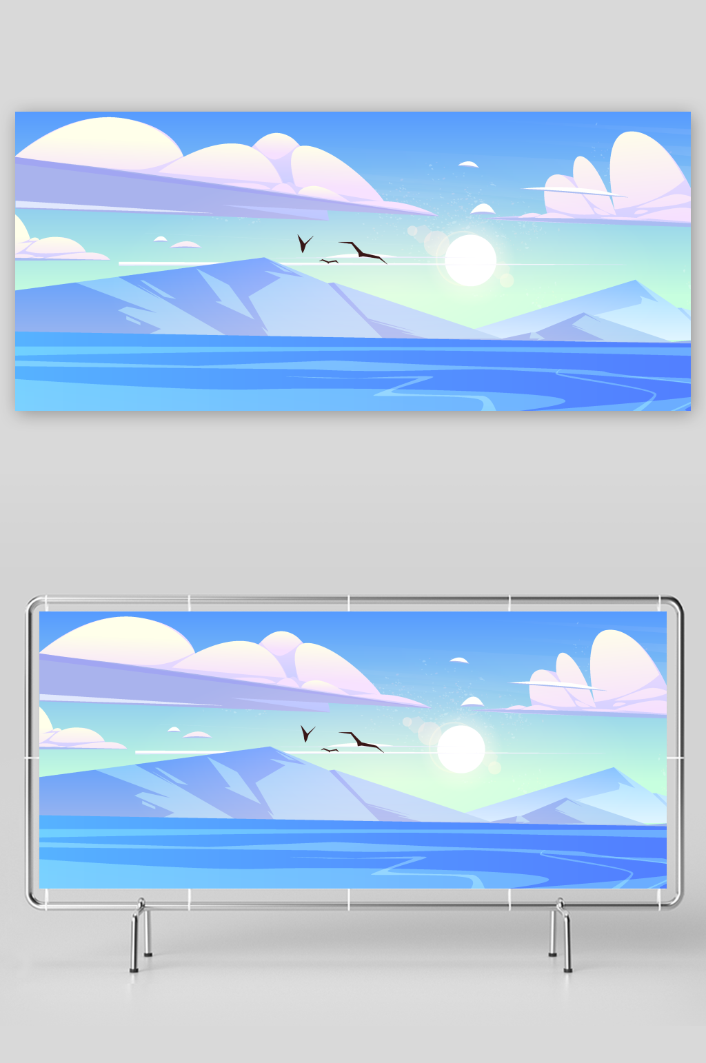 天空卡通风景素材_天空卡通风景模板_天空卡通风景设计图片免费下载-众图网